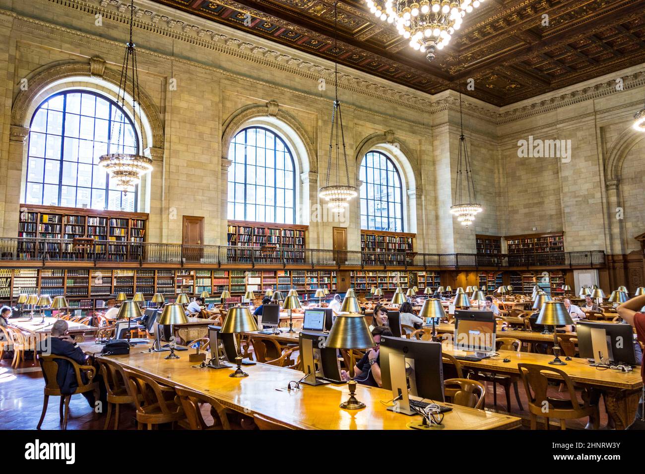 Student into the national public library in New york city with nearly ...