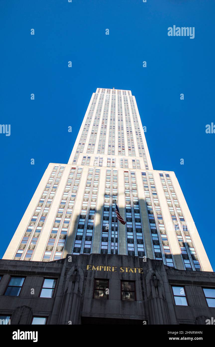 Usa new york empire state building street hi-res stock photography and ...