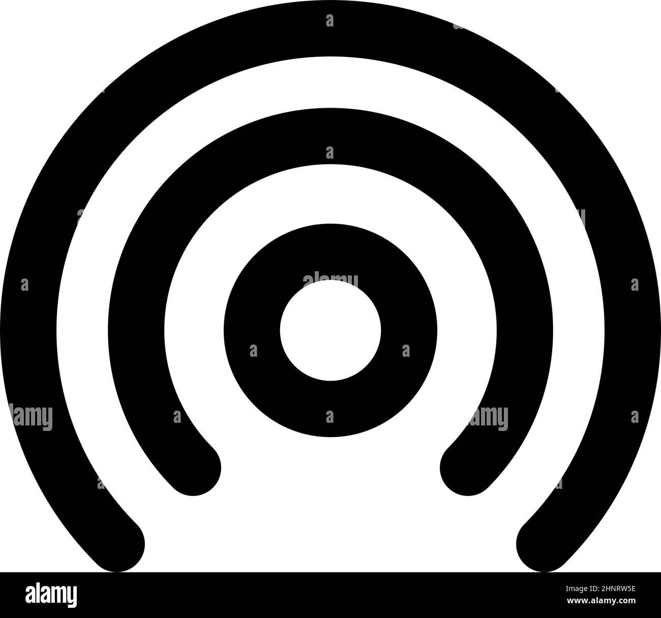 Wireless, cordless signal, internet, wifi shape icon, symbol - stock ...