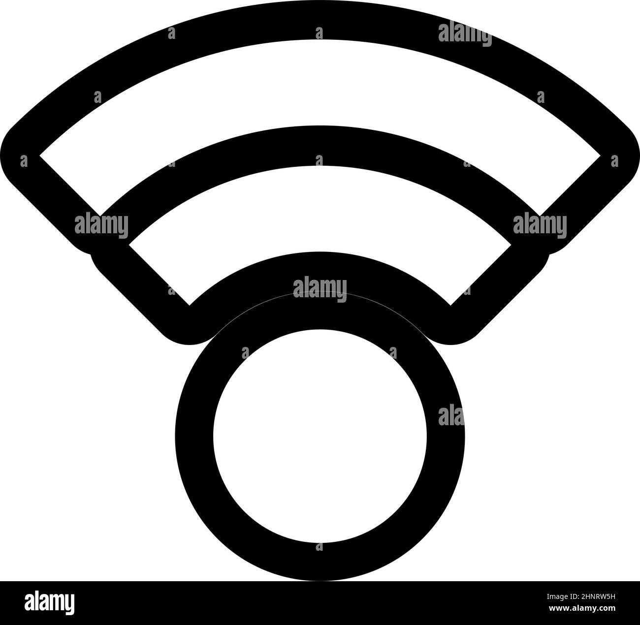 Wireless, cordless signal, internet, wifi shape icon, symbol - stock ...