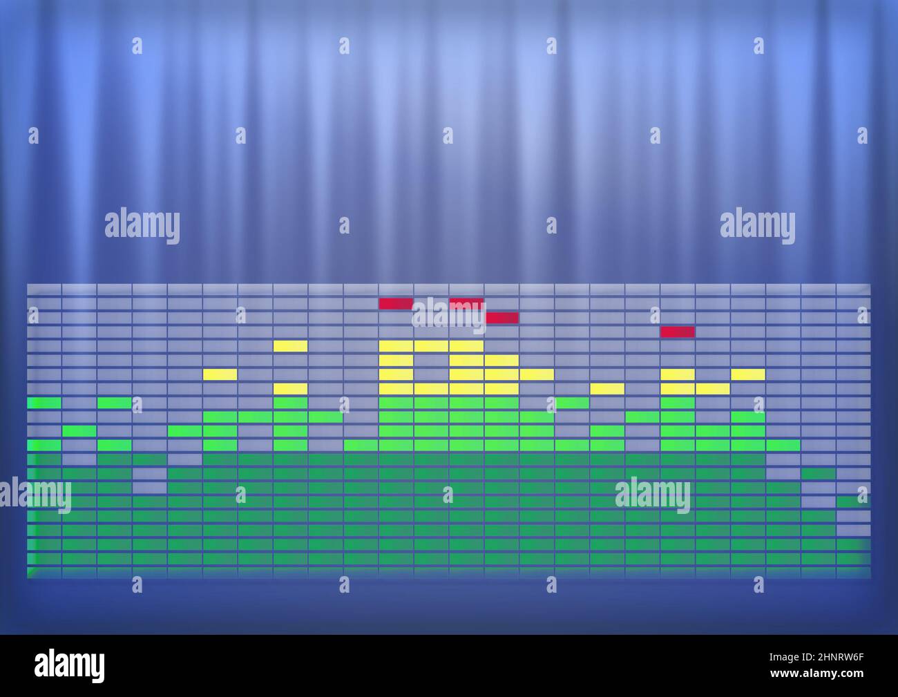 spectrum graphics-equalizer on abstract techno colorful background ...