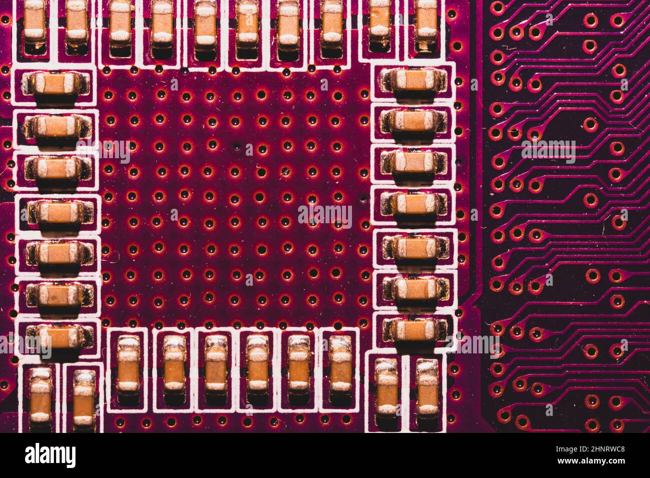 Electronic circuit board abstract background. computer motherboard ...