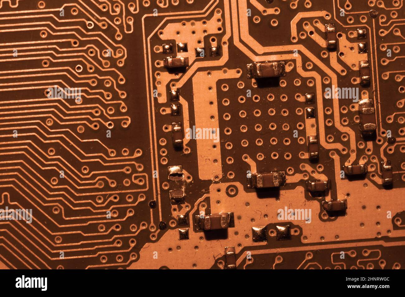 Electronic circuit board abstract background. computer motherboard ...