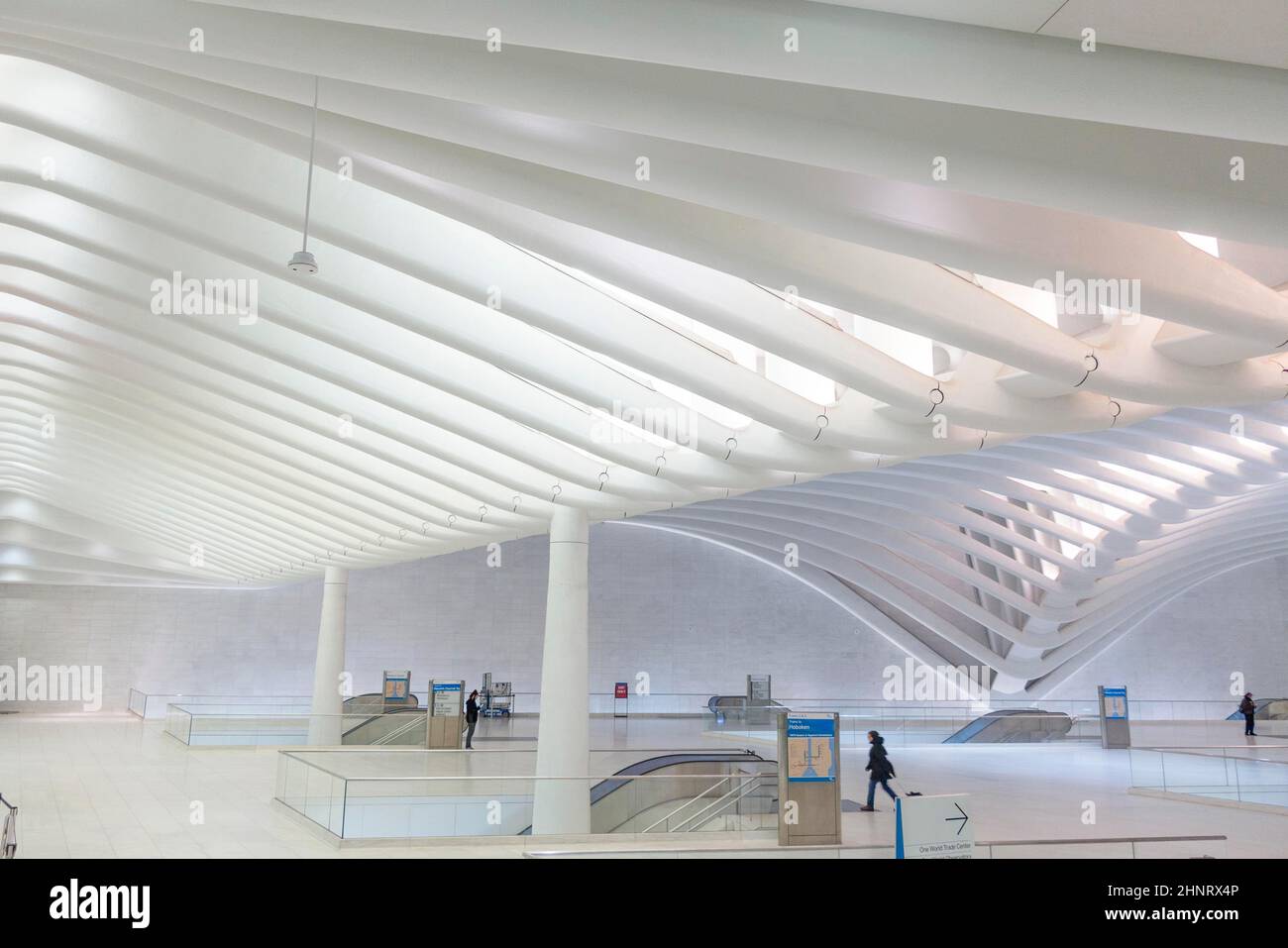 THE OCULUS. The Oculus Transportation Hub at new World Trade Center NYC ...