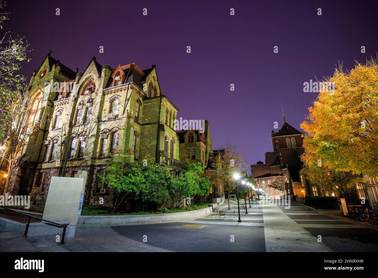 University of pennsylvania quadrangle hi-res stock photography and ...