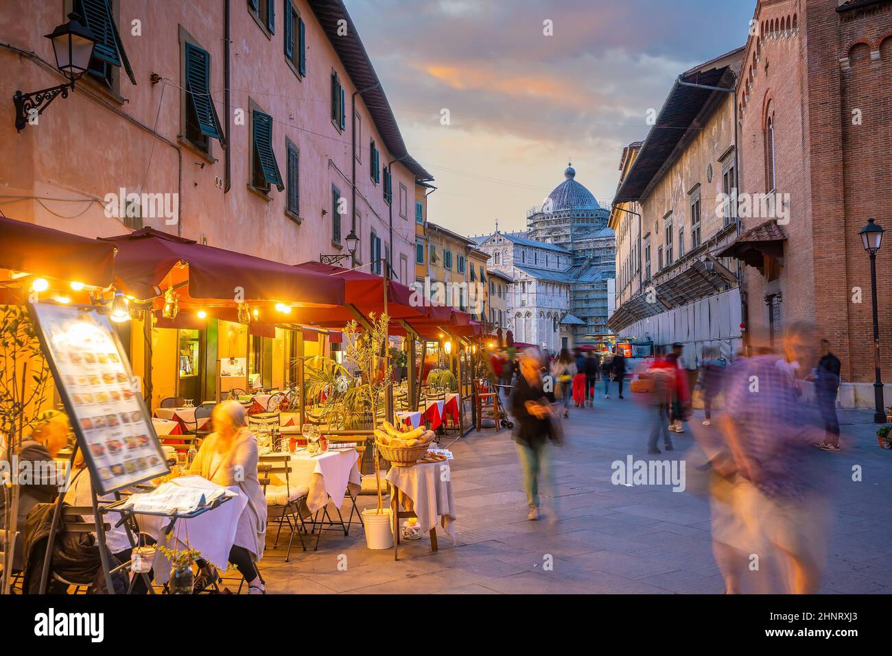 Citydscape with Pisa old town in Italy Stock Photo - Alamy