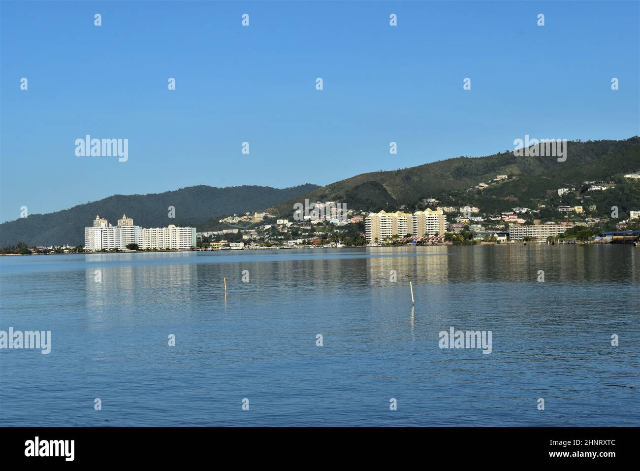 Mucurapo, Trinidad and Tobago-January 16, 2021: Early morning view from ...