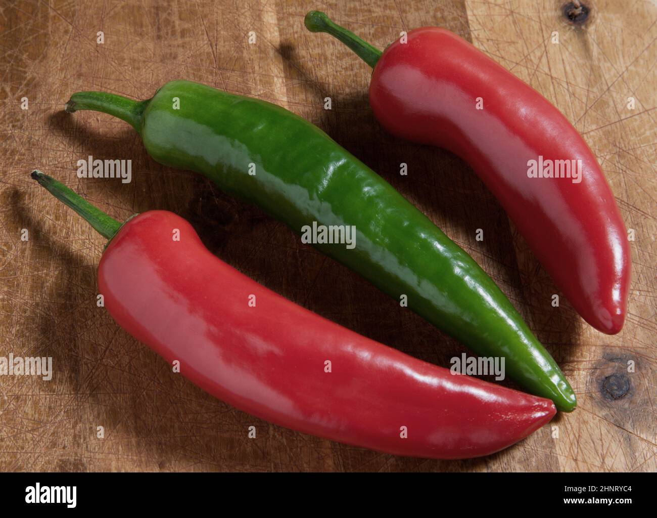 Three hot peppers on hi-res stock photography and images - Alamy