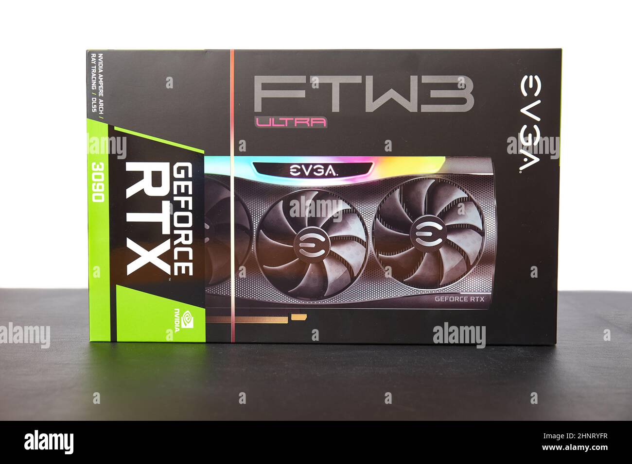 EVGA Geforce RTX 3090 Nvidia GPU box Stock Photo - Alamy