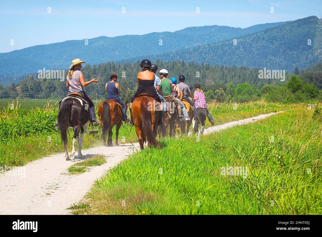 People on horseback hi-res stock photography and images - Alamy