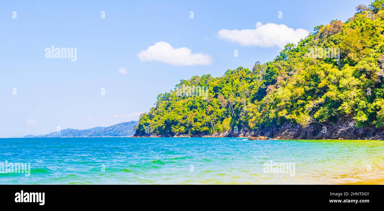 Natural and tropical Paradise island Koh Phayam Aow Kwang Peeb Beach ...