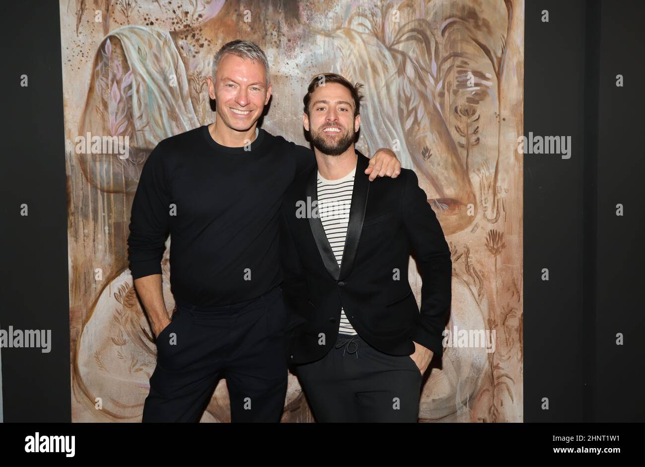 Maximilian Magnus and Olaf Hajek Exhibition Hamburg Stock Photo - Alamy