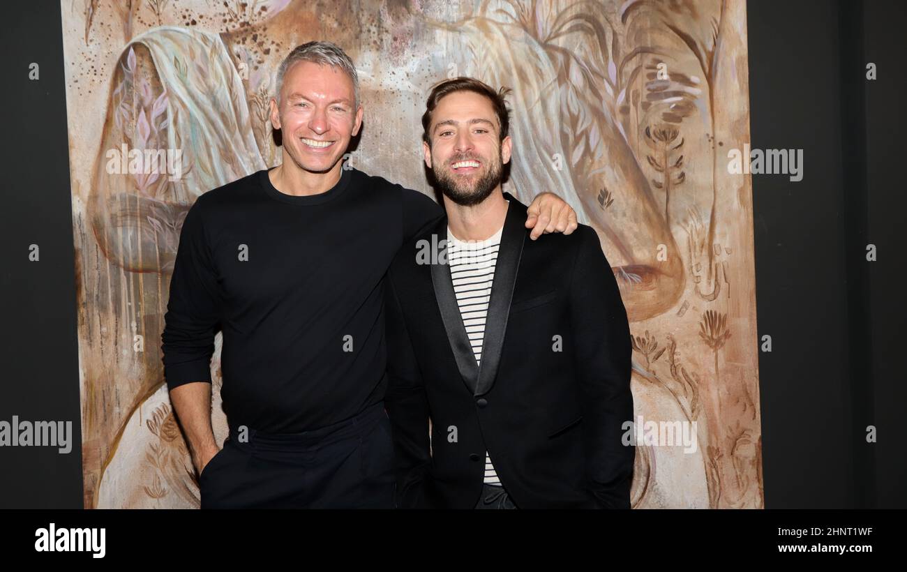 Maximilian Magnus and Olaf Hajek Exhibition Hamburg Stock Photo - Alamy