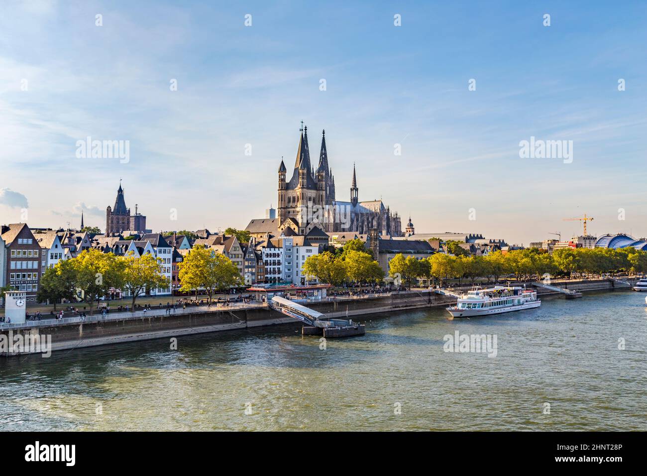 Skyline cologne germany river rhine hi-res stock photography and images ...