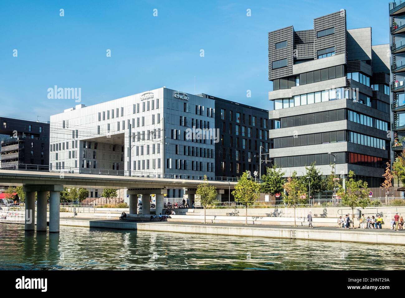 The Confluence District in Lyon, France Stock Photo - Alamy