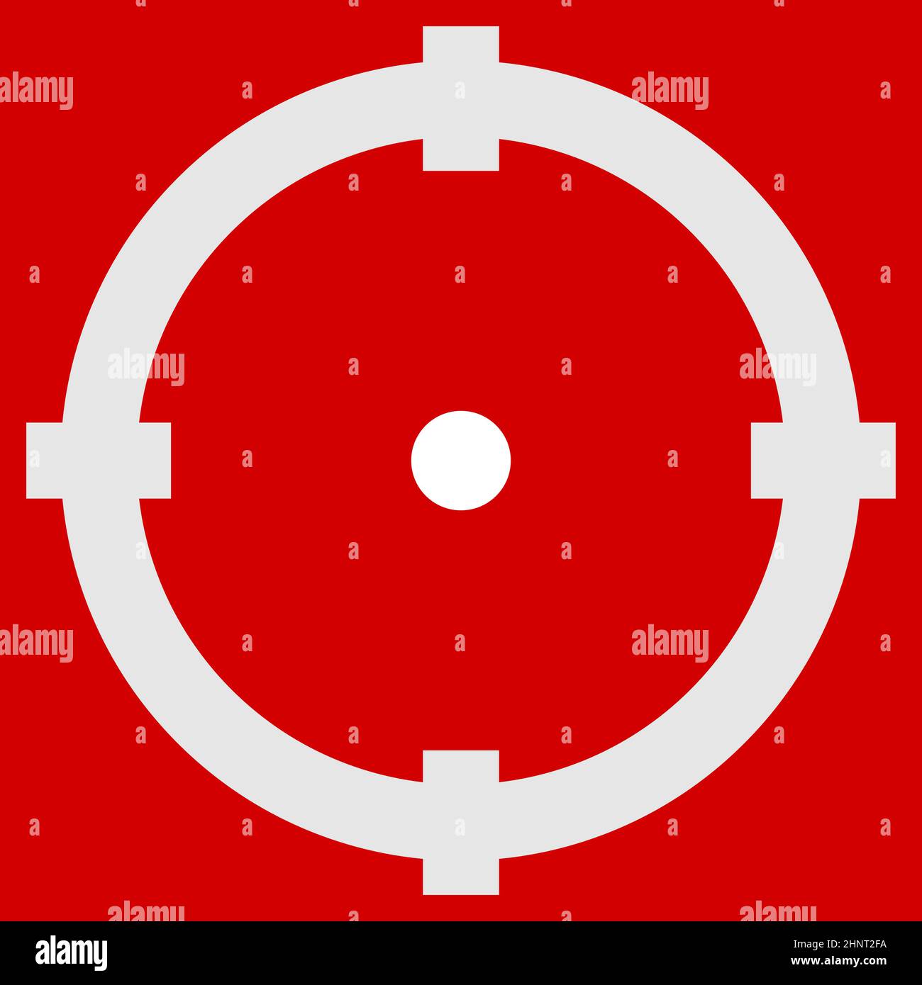 Crosshair, target mark, reticule icon, symbol - stock vector ...