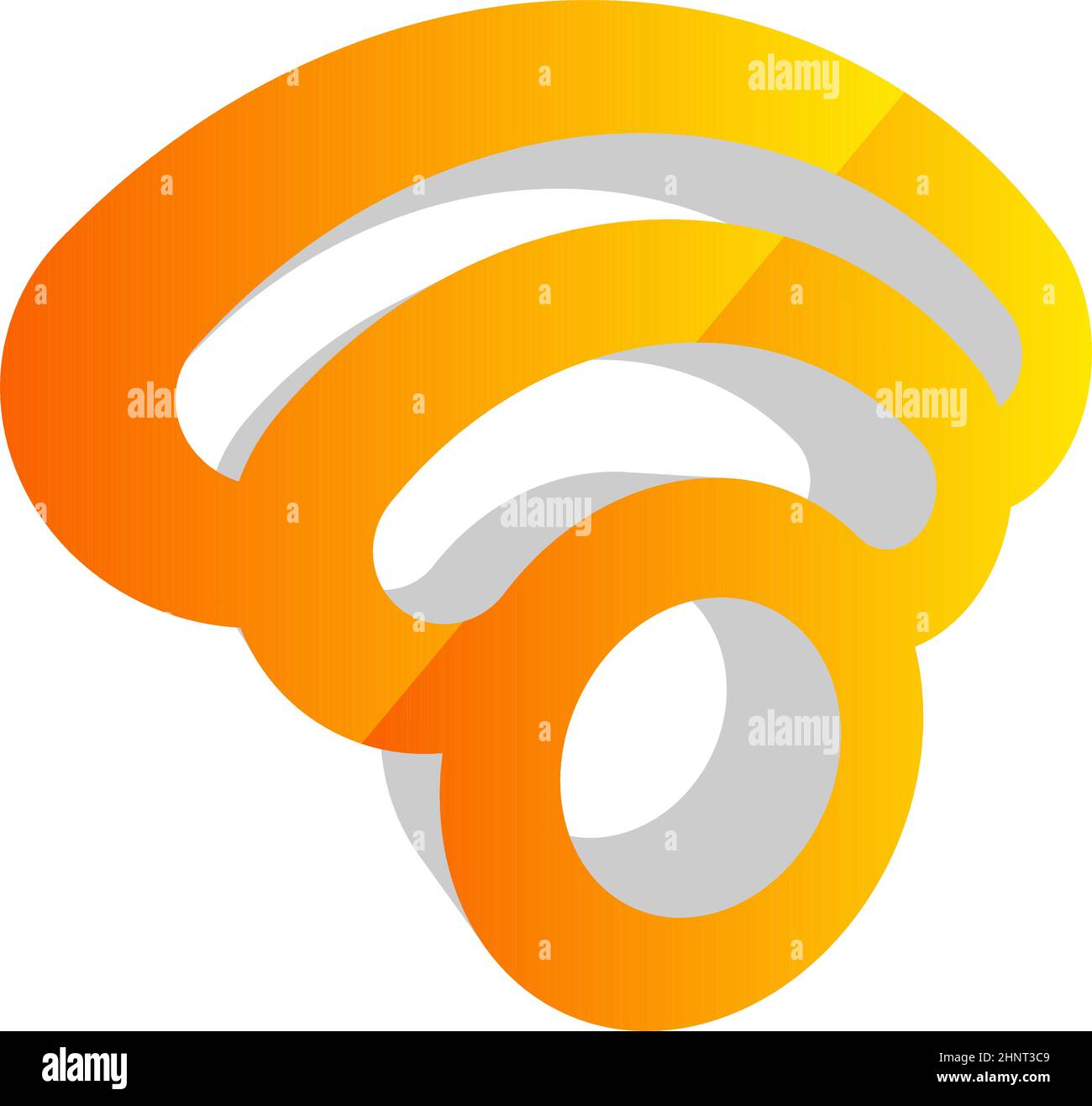 Wireless, cordless signal, internet, wifi shape icon, symbol - stock ...