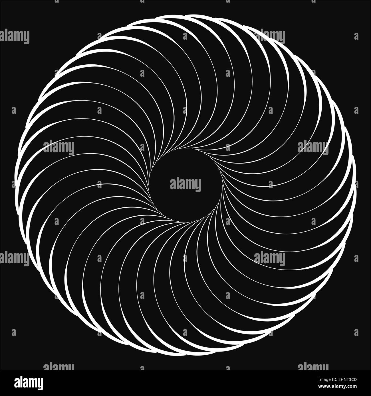 Spiral, swirl, twirl and whirl design elements. Vector - stock vector ...