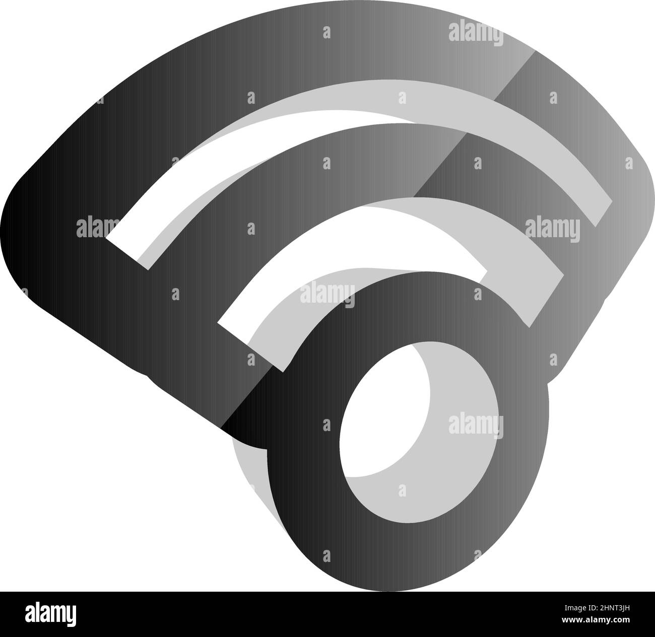 Wireless, cordless signal, internet, wifi shape icon, symbol - stock ...