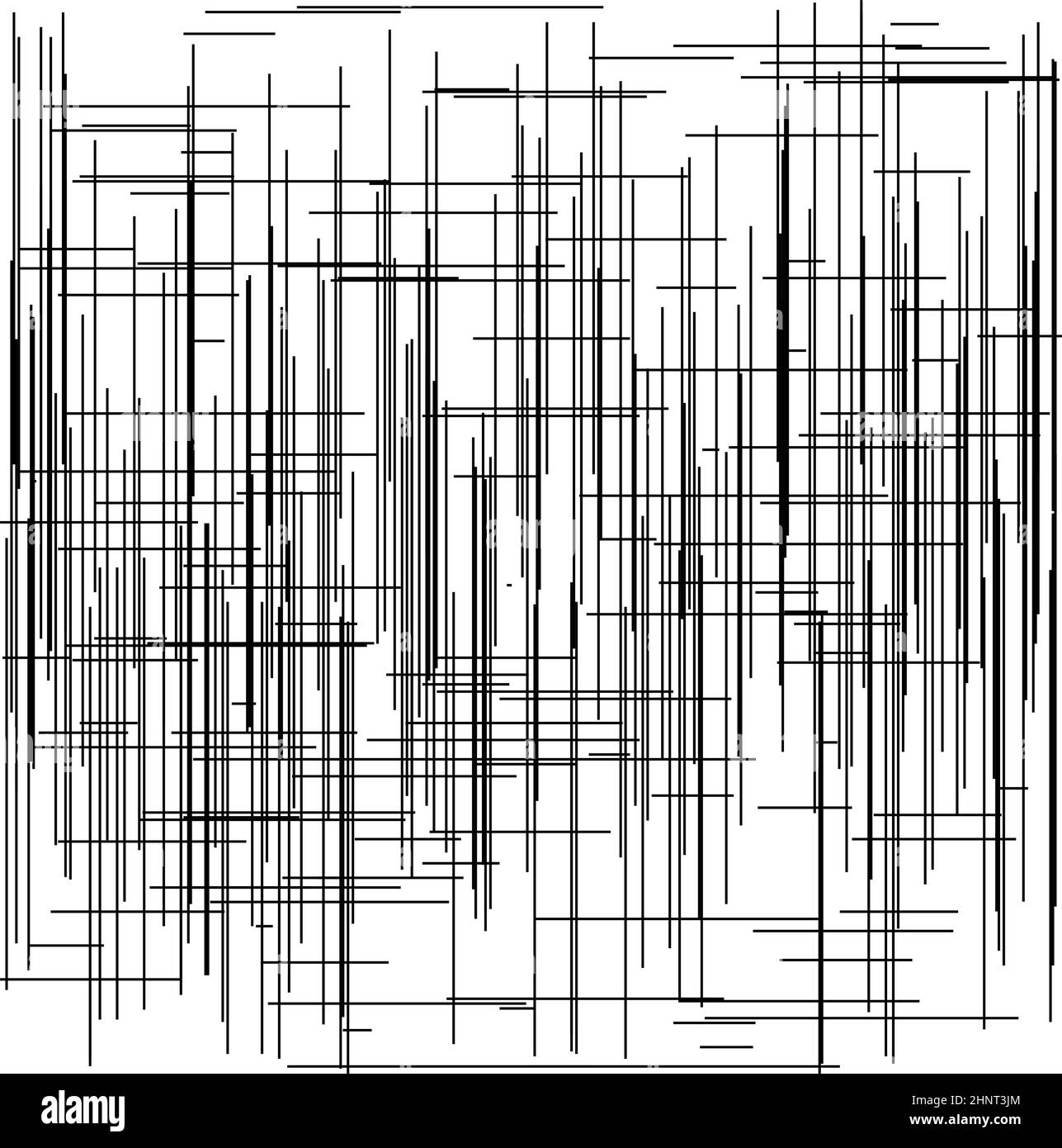 Grid, mesh of random lines. Reticle, grating, crosshatch pattern, texture. Intersecting lines ...