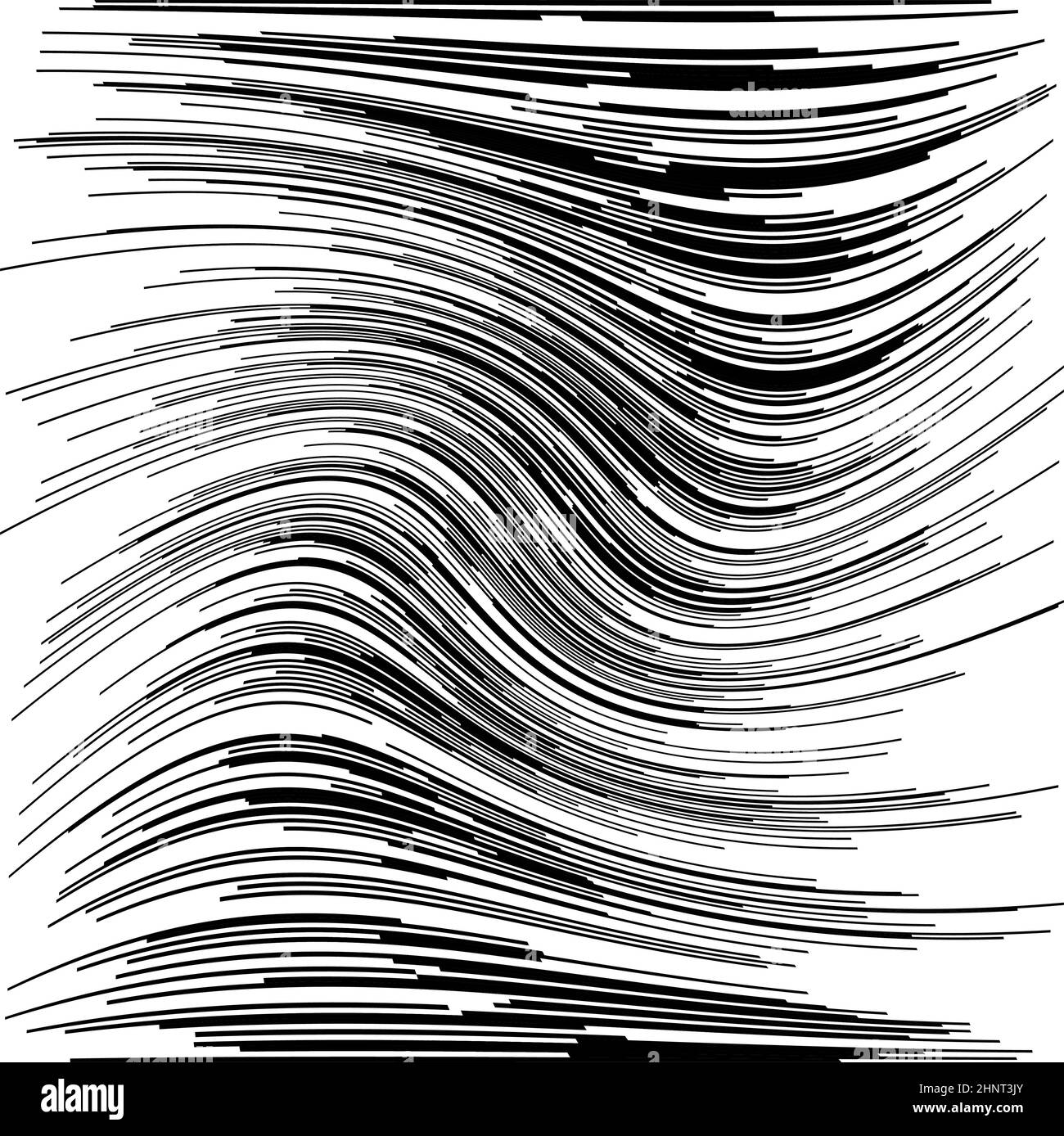 Wavy, waving, wave lines, stripes pattern, texture - stock vector ...