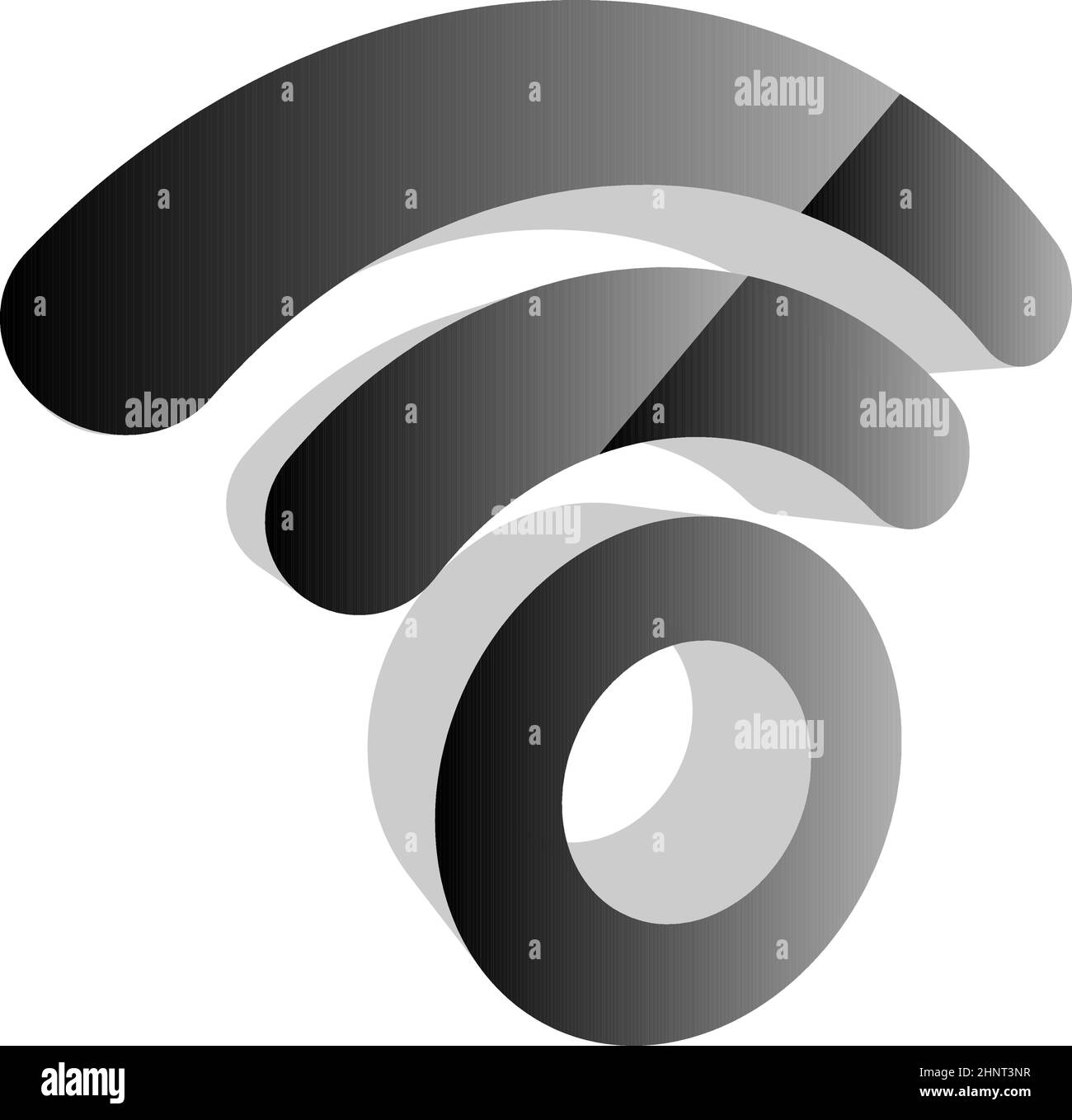 Wireless, cordless signal, internet, wifi shape icon, symbol - stock ...