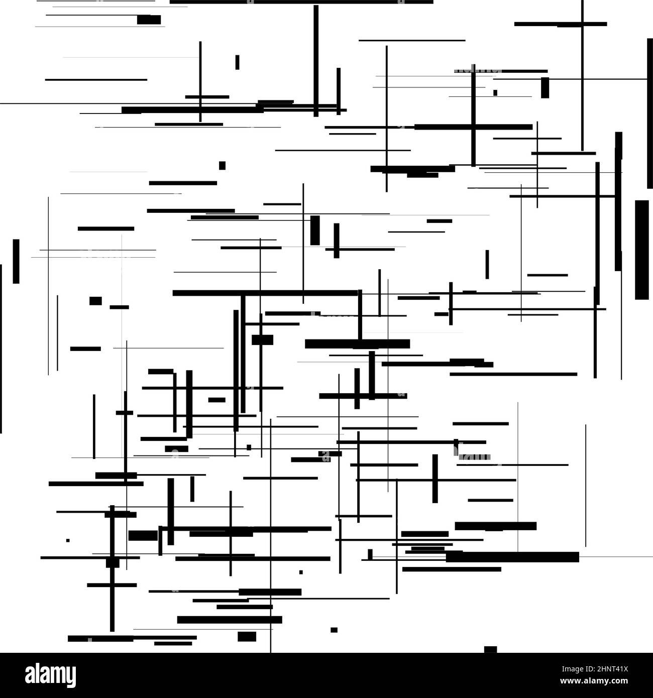 Random, chaotic grid, mesh pattern, geometric texture with random lines ...