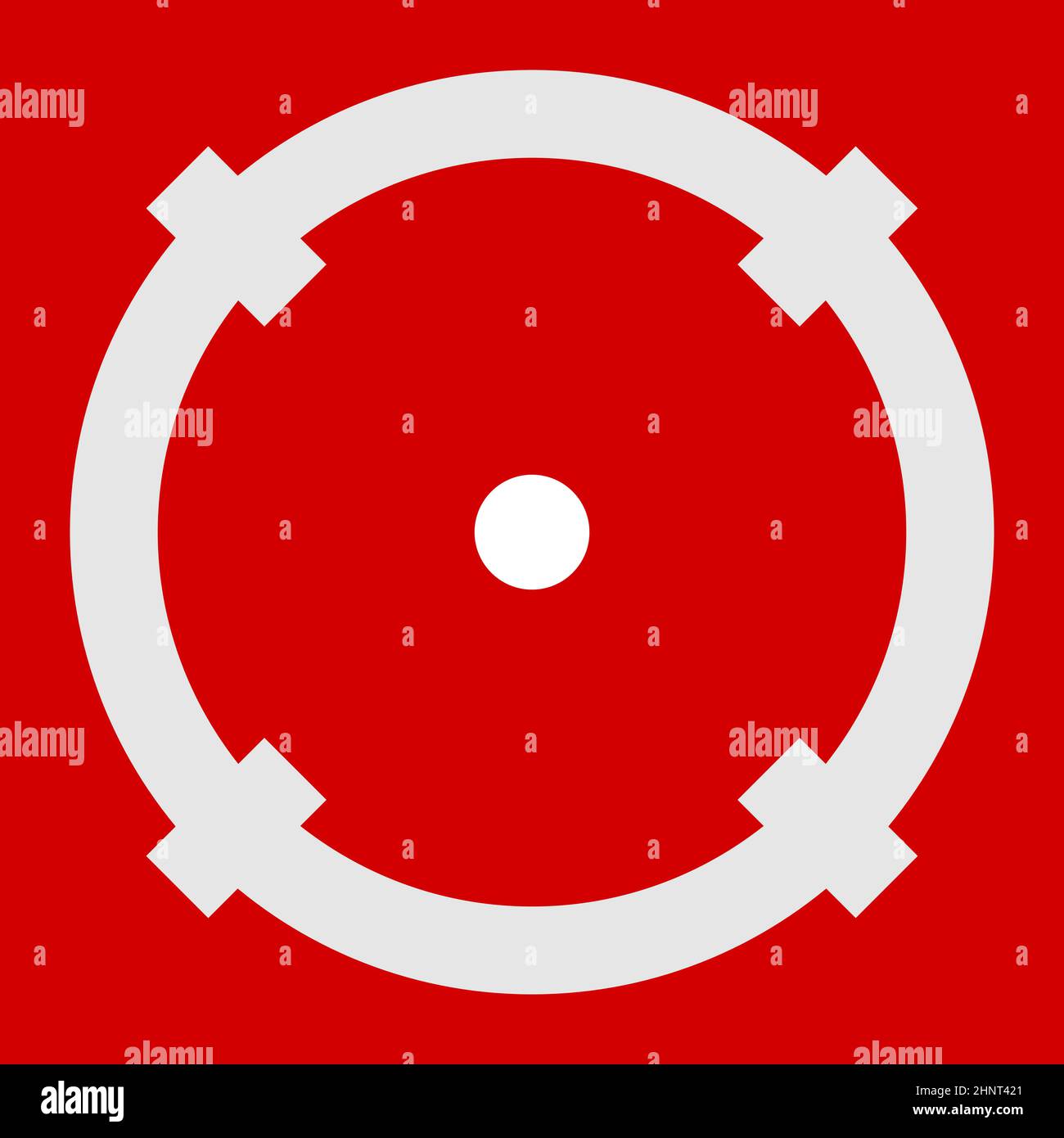 Crosshair, target mark, reticule icon, symbol - stock vector ...