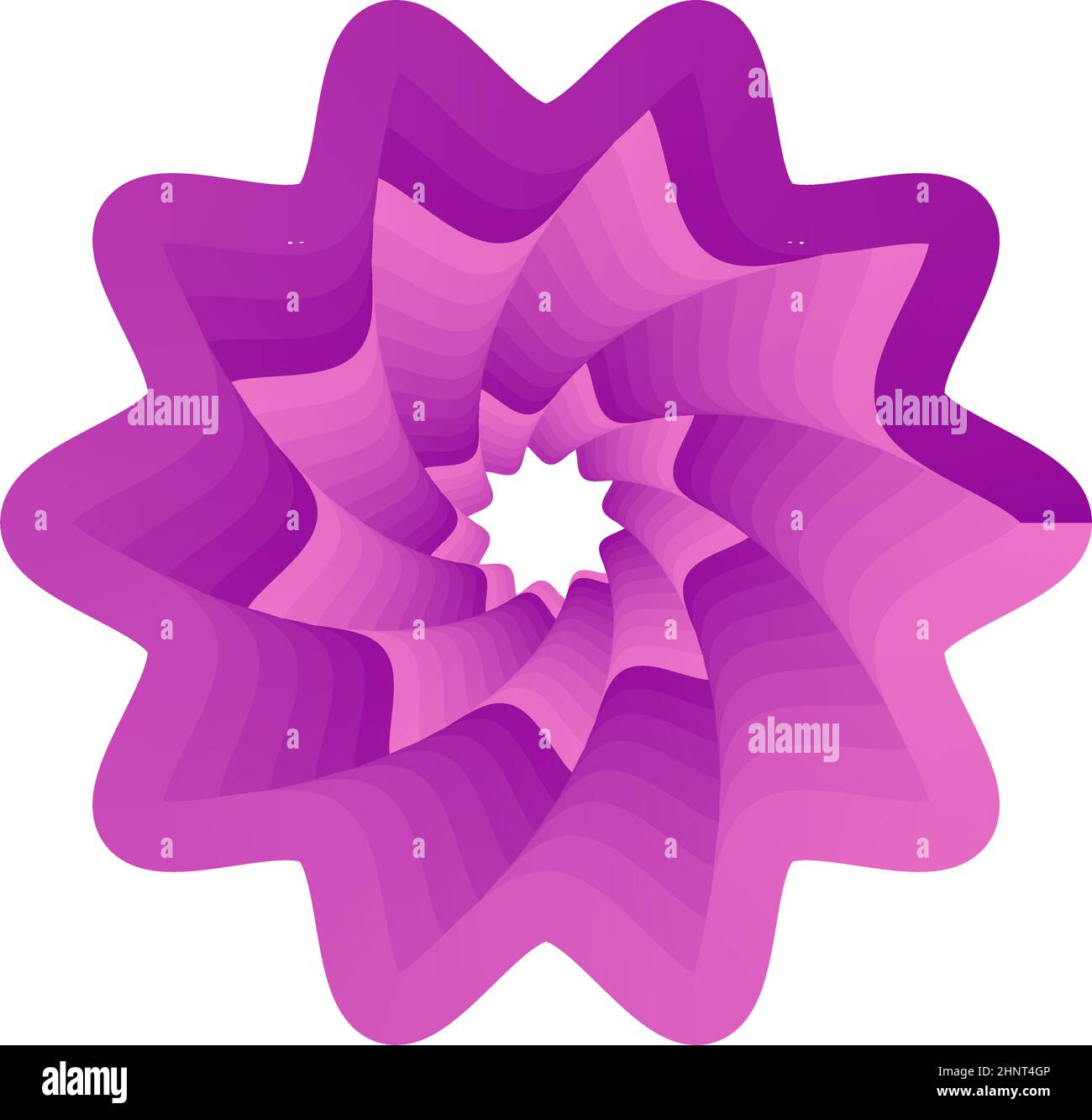 Unique star shape, star contour vector design element - stock vector ...