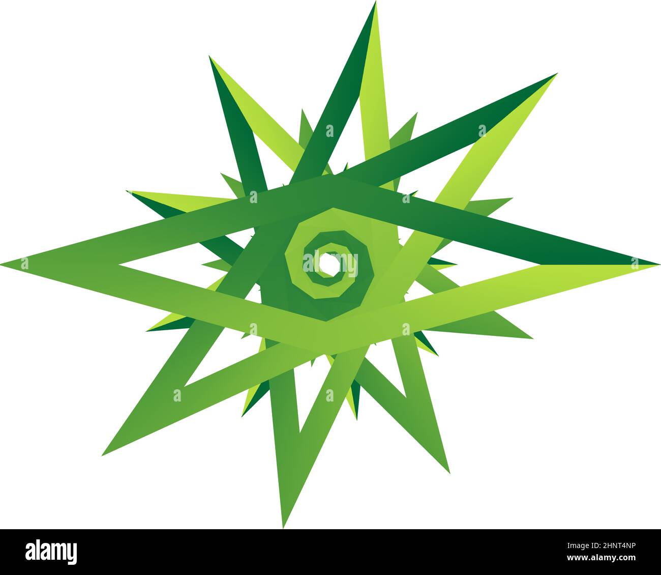 Unique star shape, star contour vector design element - stock vector ...