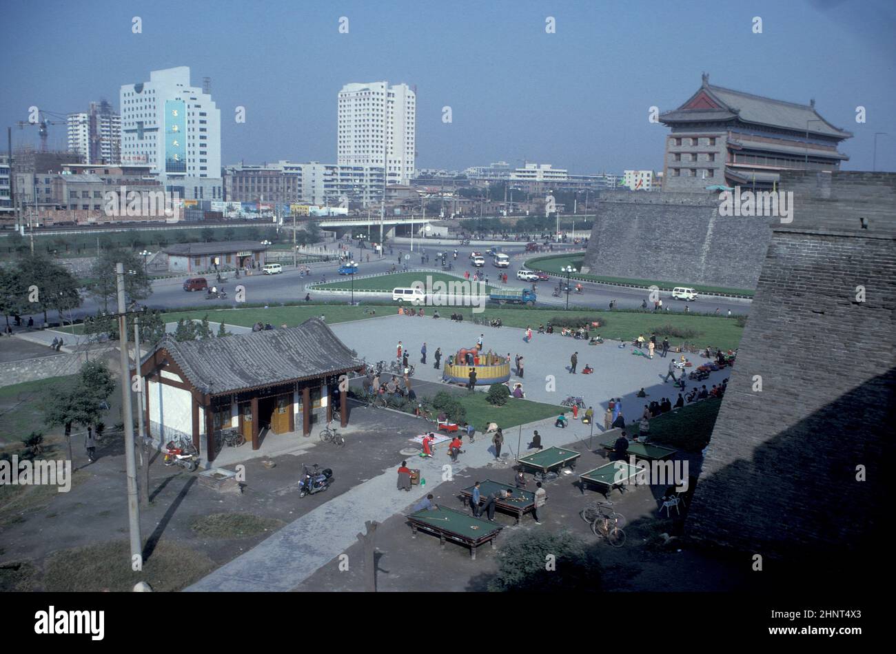 Xian city view hi-res stock photography and images - Alamy