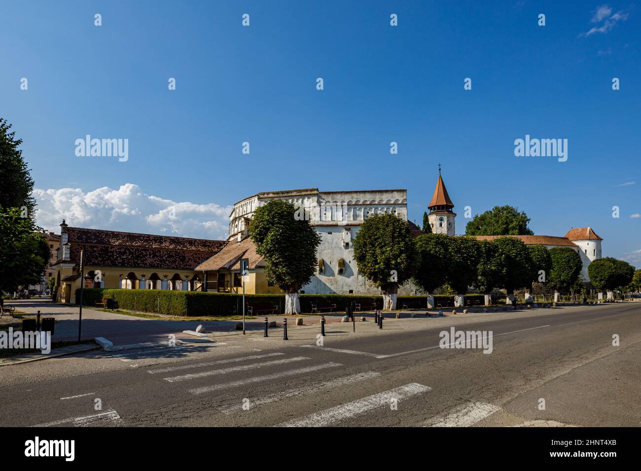 The castle church of Prejmer in Romania Stock Photo - Alamy