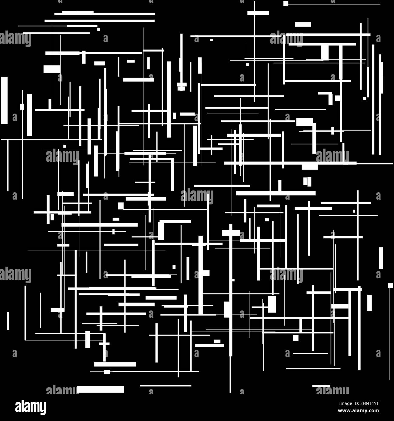Random, chaotic grid, mesh pattern, geometric texture with random lines ...