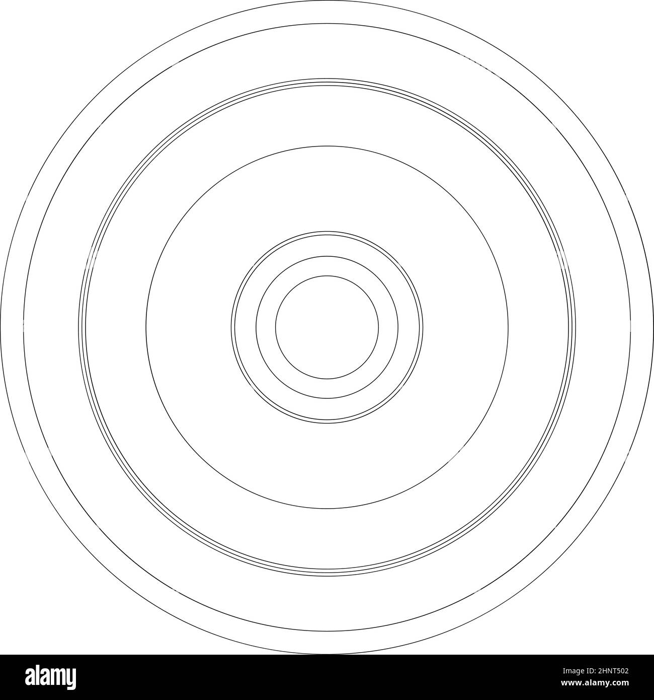 Abstract random circles geometric circular element - stock vector ...