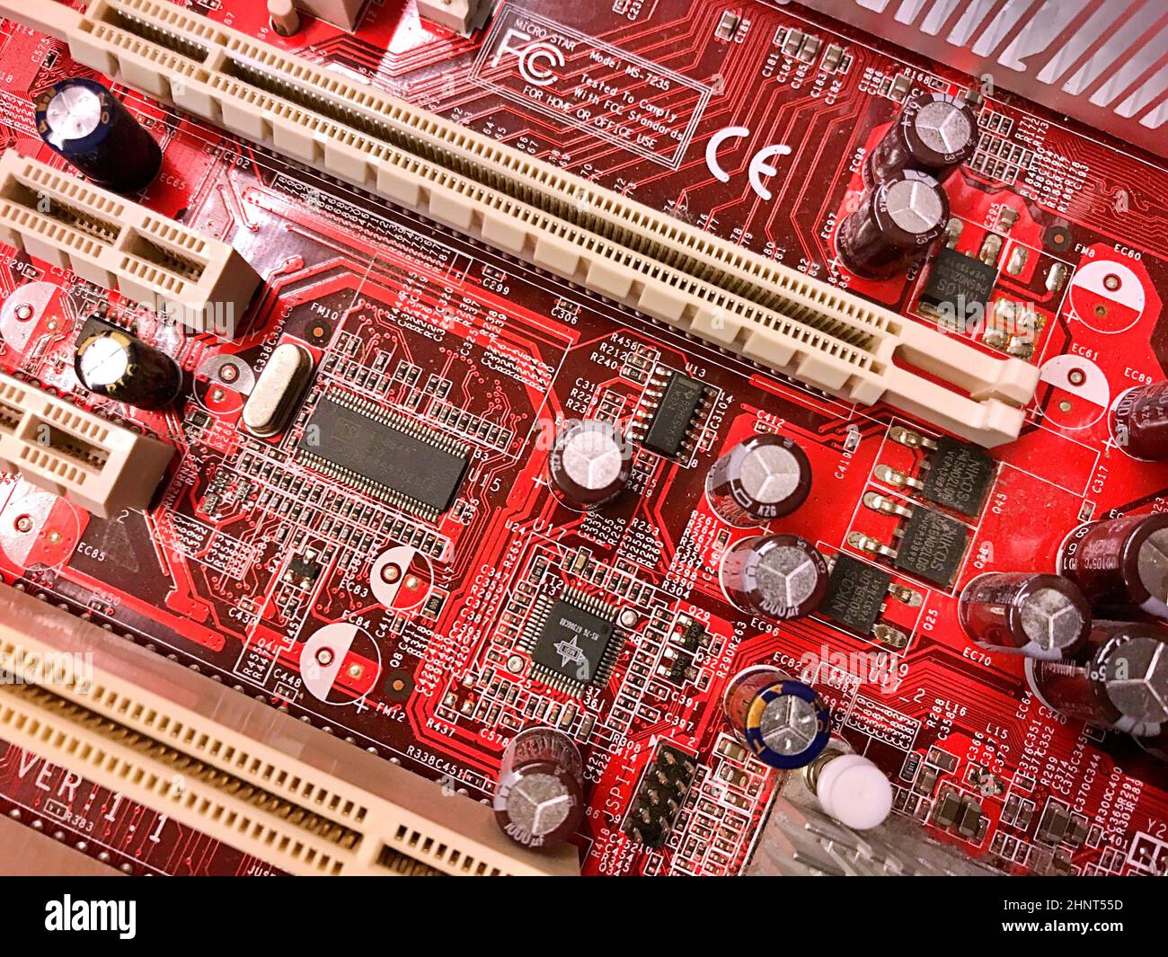 Electronic circuit board as background Stock Photo - Alamy