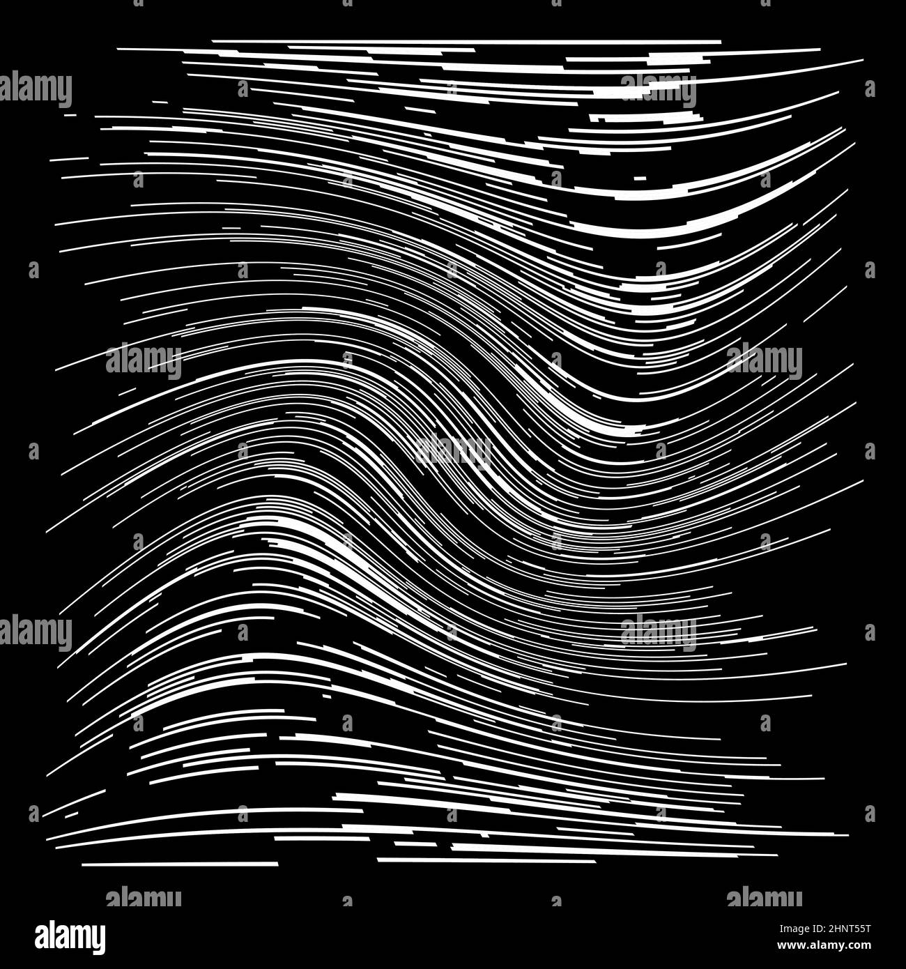 Wavy, waving, wave lines, stripes pattern, texture - stock vector ...