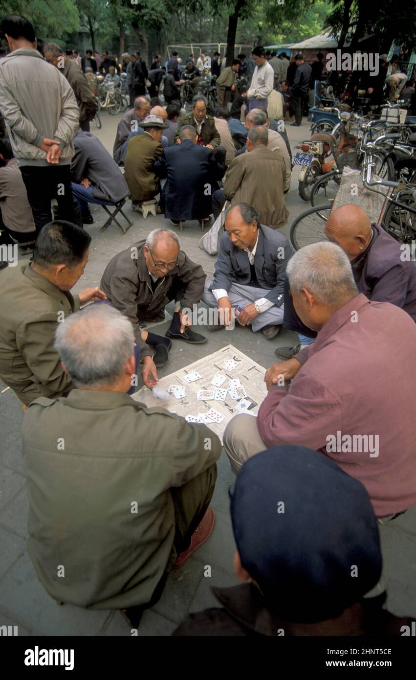 CHINA BEIJING PARK PEOPLE Stock Photo - Alamy