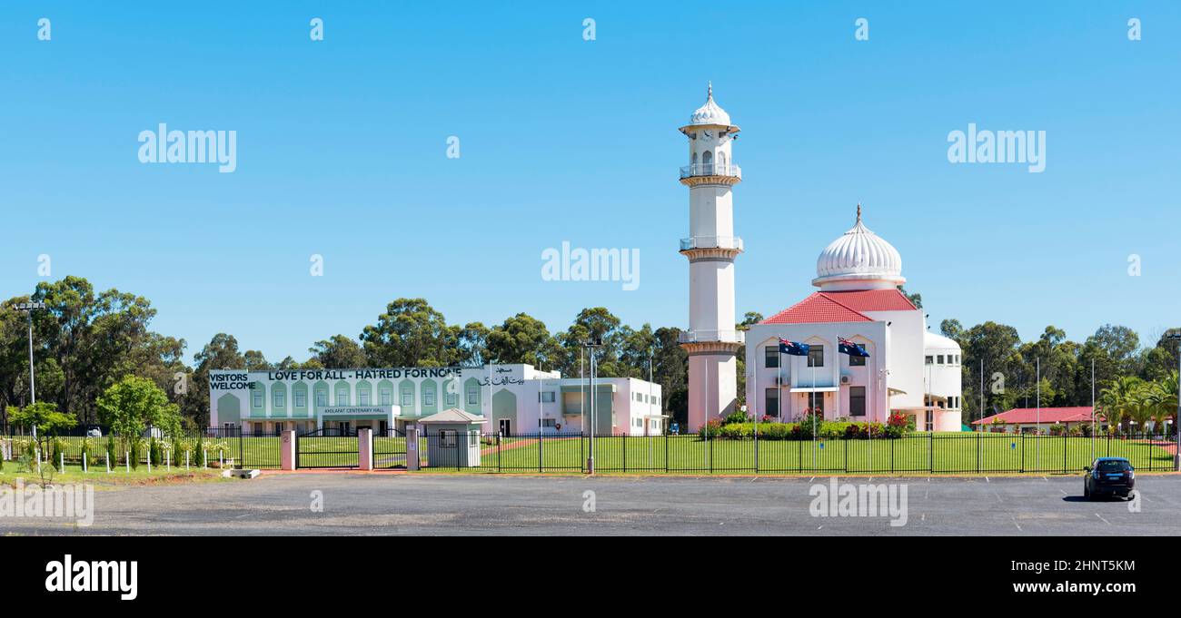 The Baitul Huda Mosque in Marsden Park, Sydney, Australia is part of ...
