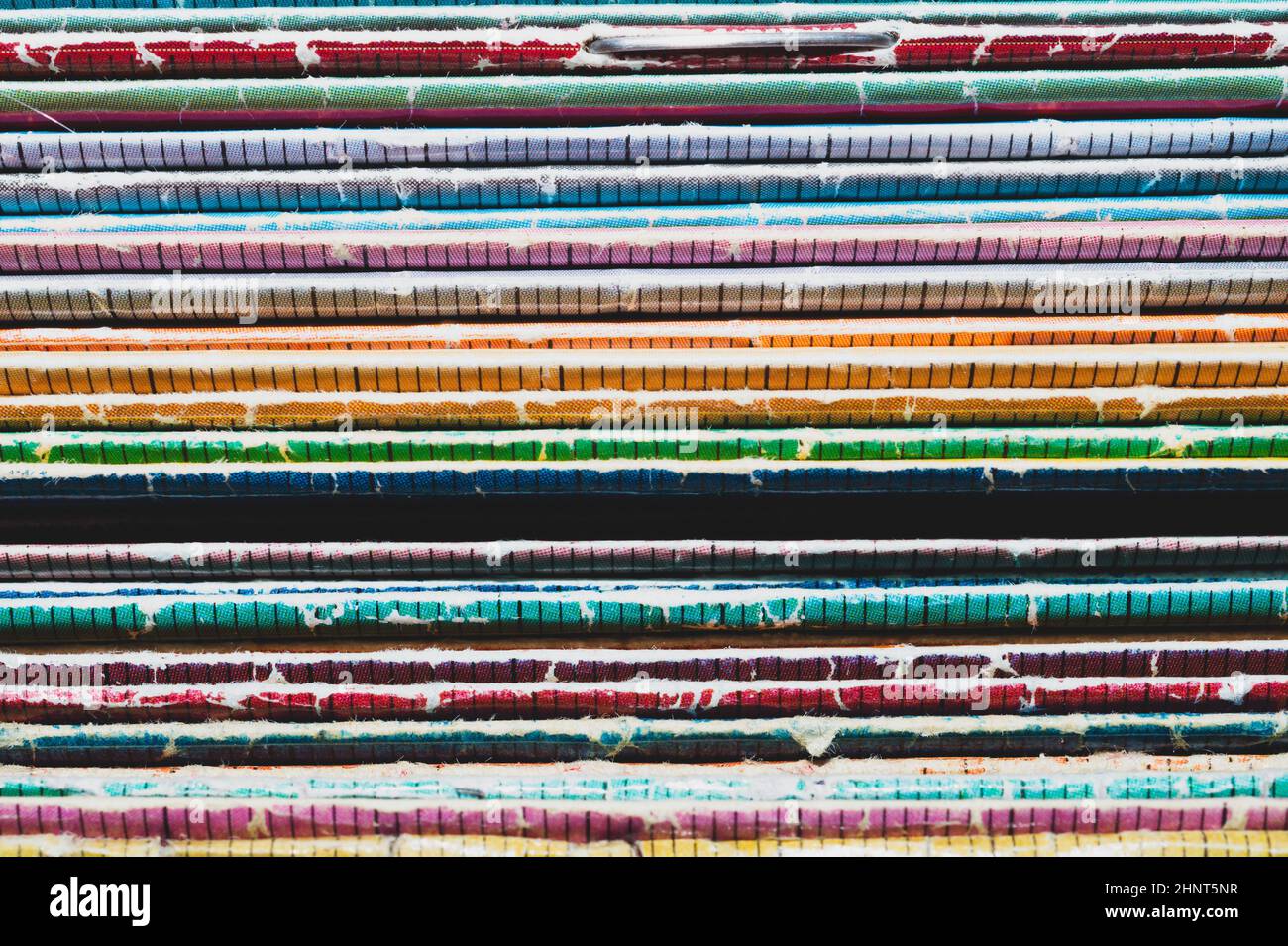 Stack of old magazines. pile of retro newspapers. vintage journals lie ...