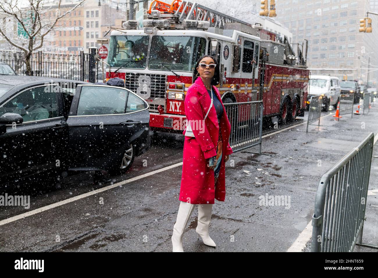 New York, New York, USA. 13th Feb, 2022. MORGAN FITZPATRICK of ...