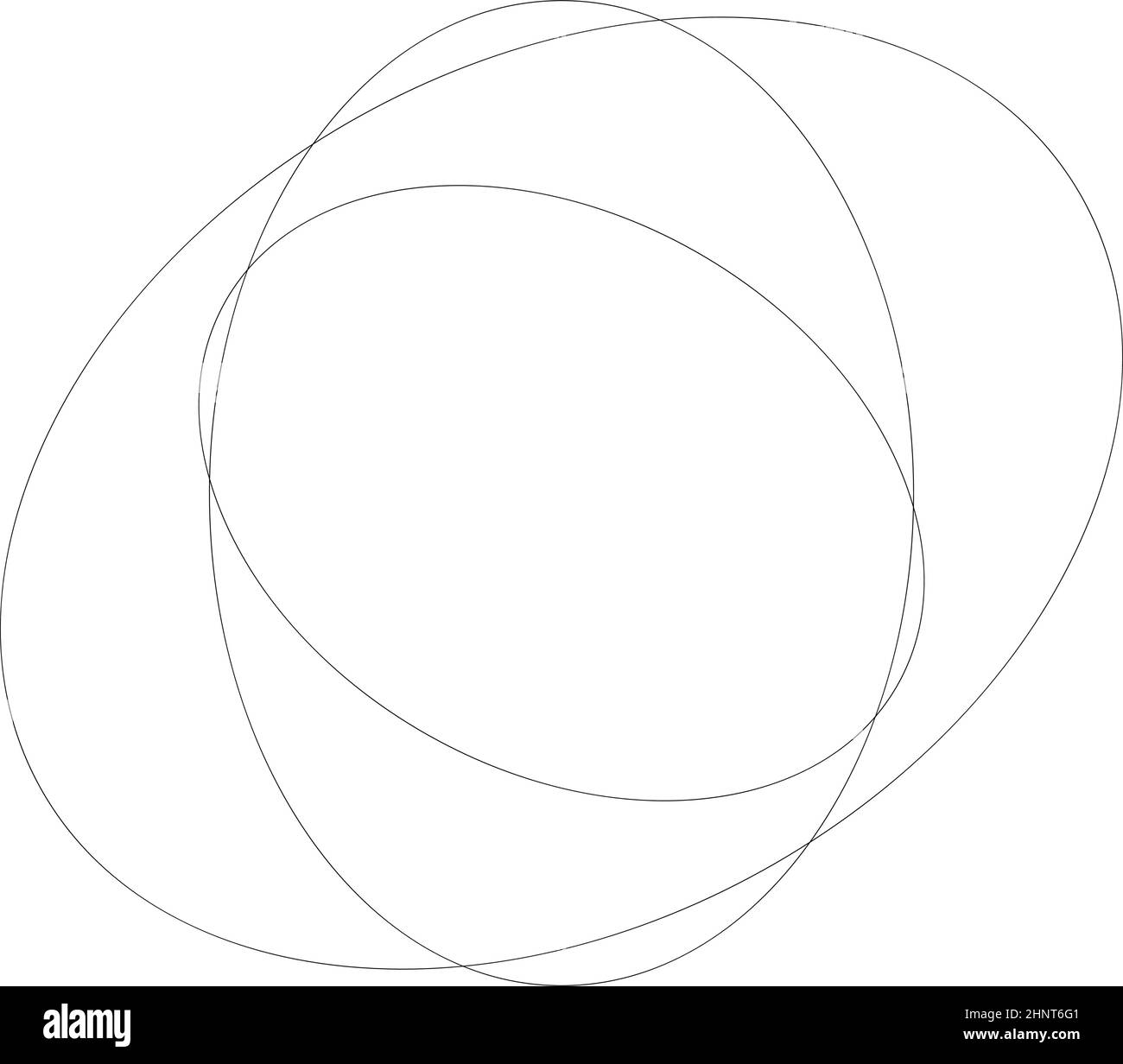 Abstract random circles geometric circular element - stock vector ...