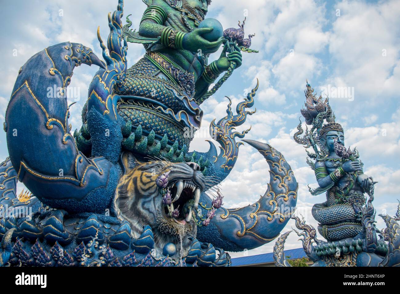 THAILAND CHIANG RAI BLUE TEMPLE Stock Photo - Alamy