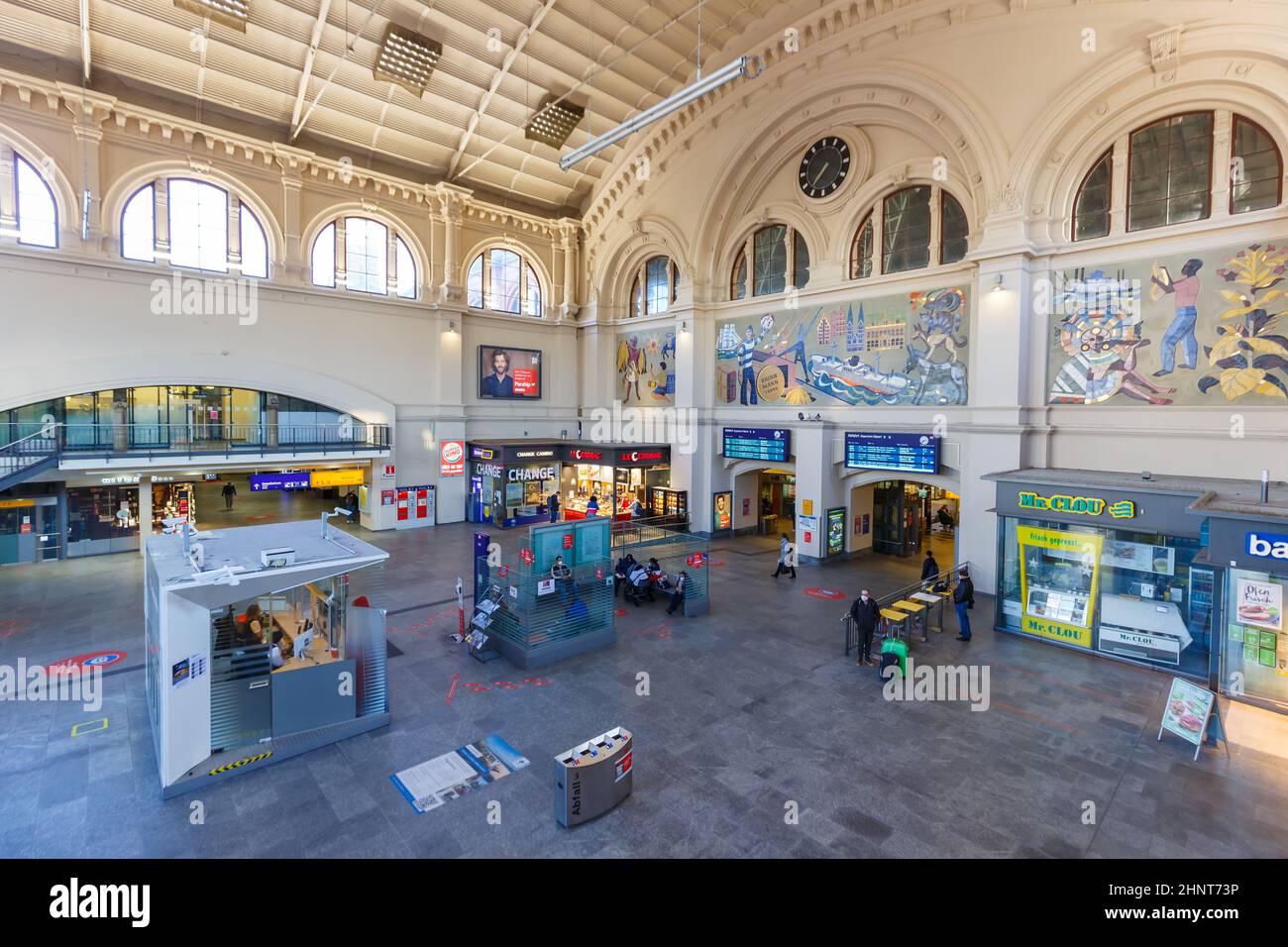 Bremen main railway station Hauptbahnhof Hbf in Germany Deutsche Bahn ...