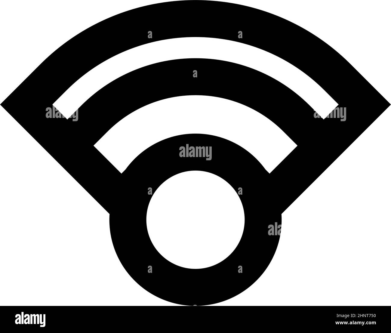Wireless, cordless signal, internet, wifi shape icon, symbol - stock ...