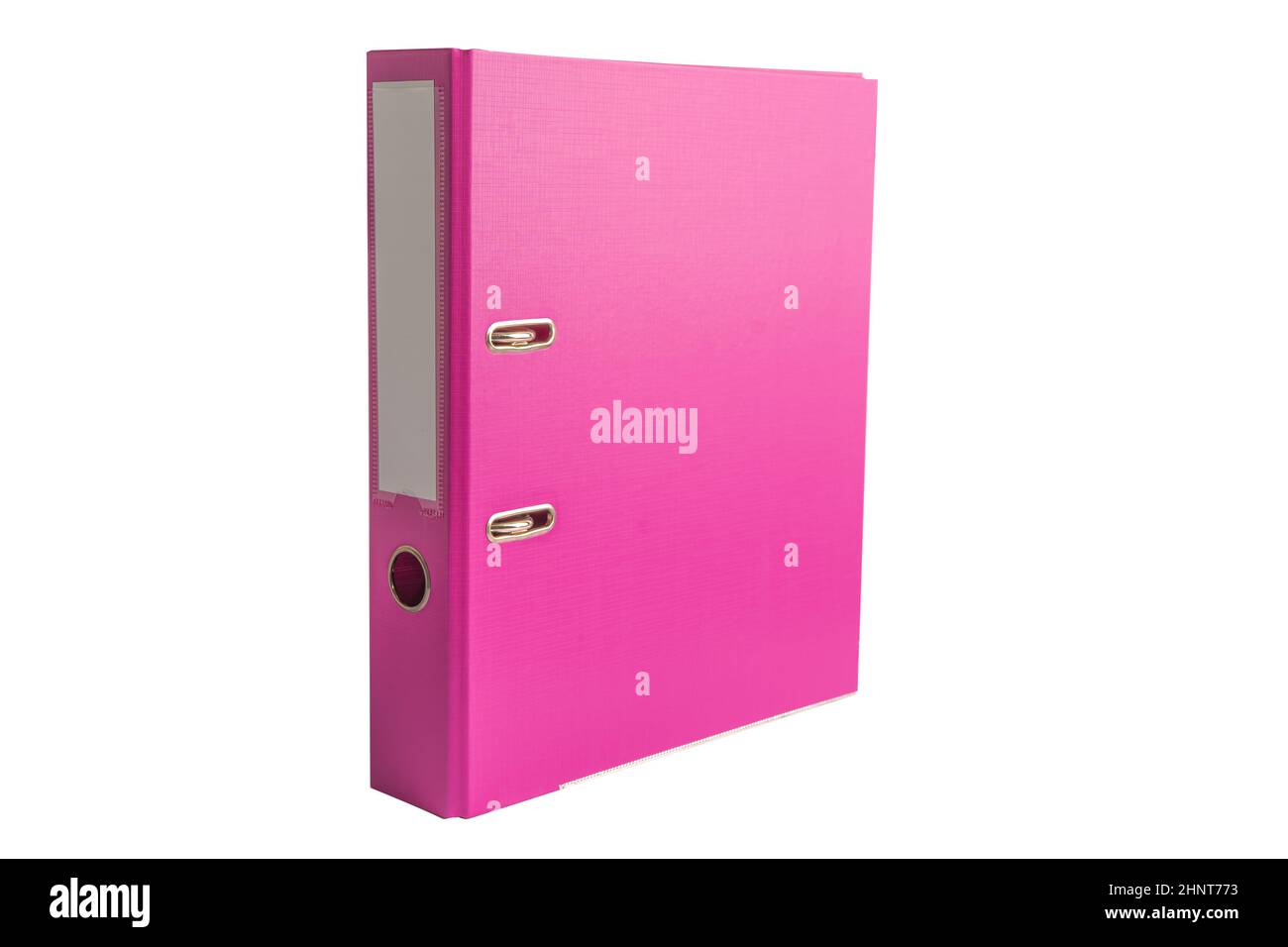 Binder data finance report pink color business isolated on white ...