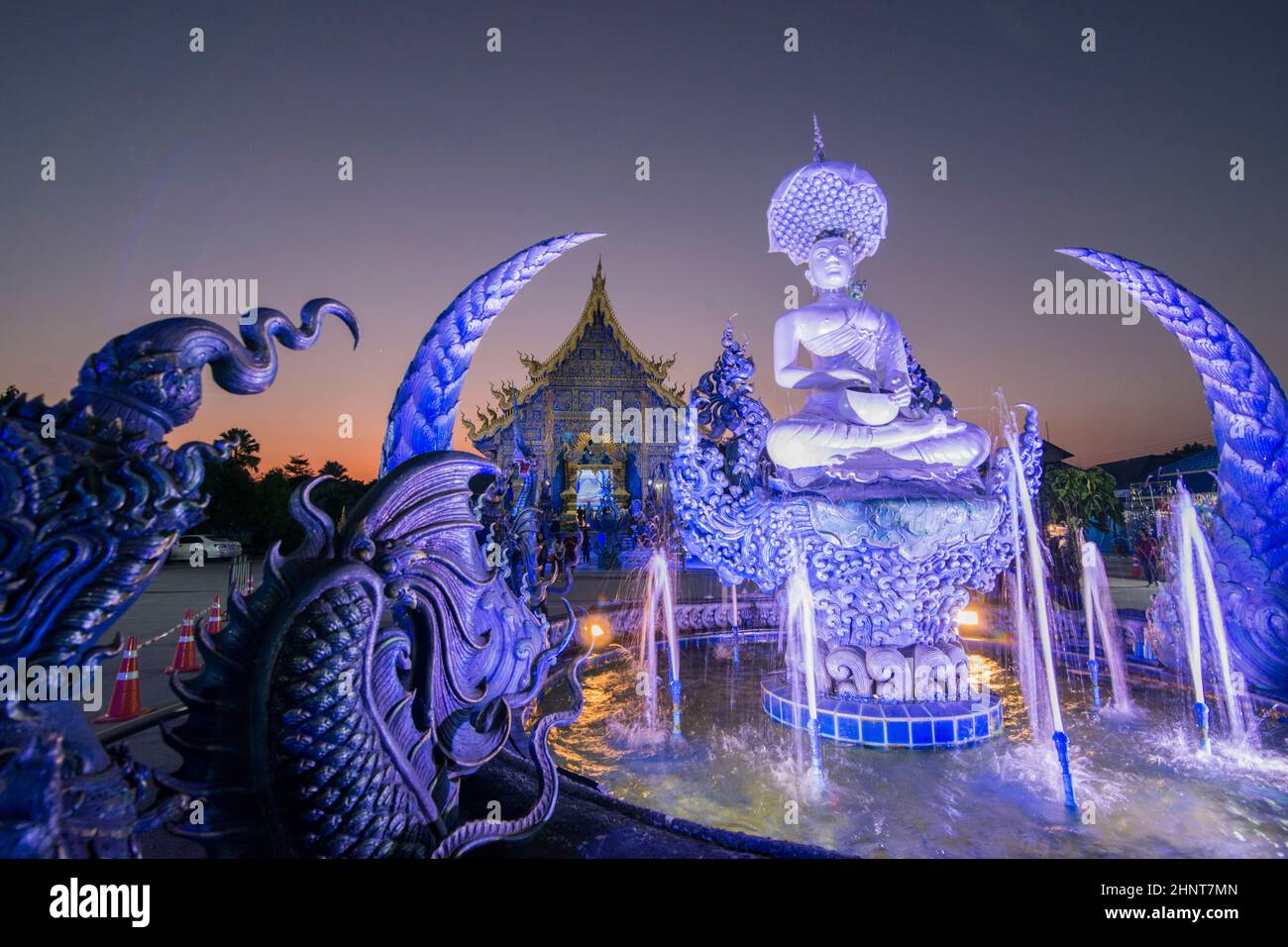 THAILAND CHIANG RAI BLUE TEMPLE Stock Photo - Alamy
