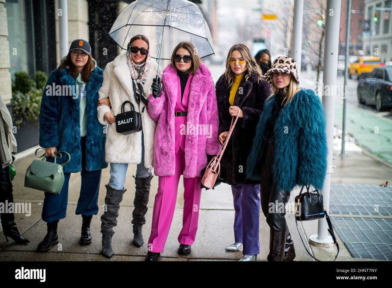 New York, New York, USA. 13th Feb, 2022. New York City Fashion ...