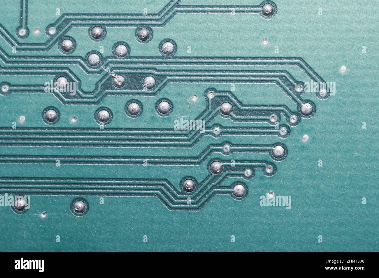 Electronic circuit board abstract background. computer motherboard close up. modern technologies ...