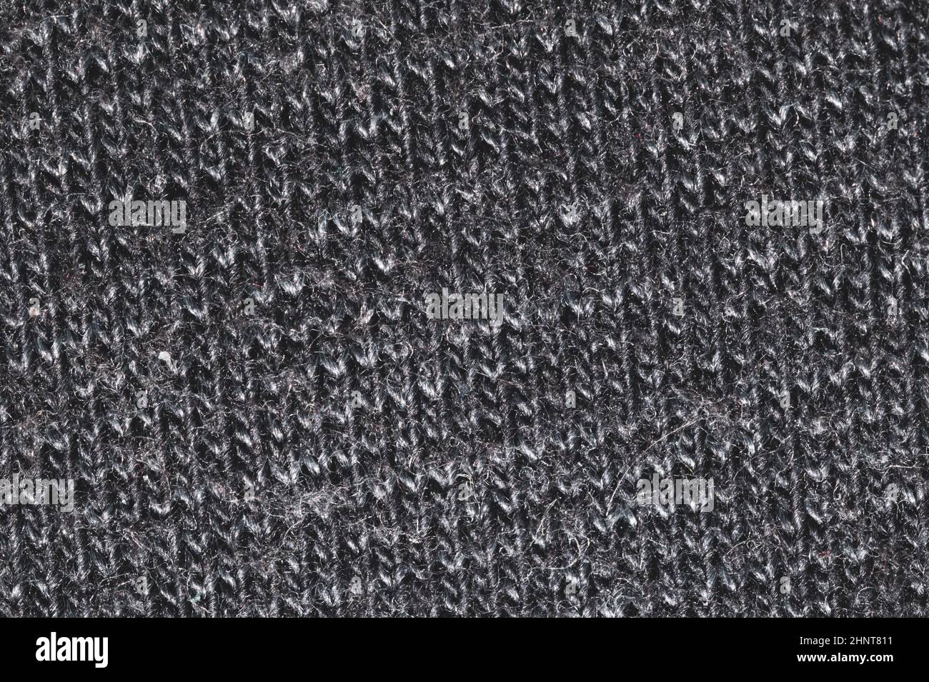 Black fabric texture. knitted textile close up. woven background Stock Photo - Alamy