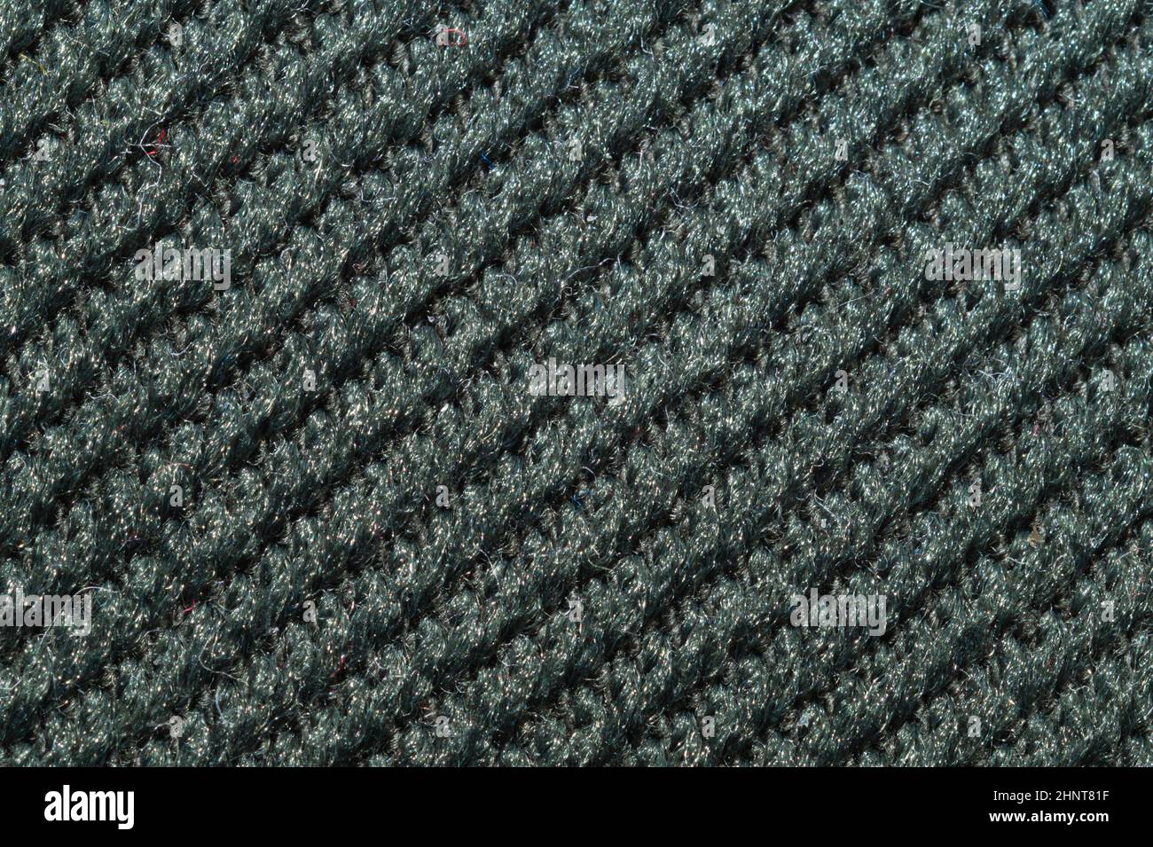 Black fabric texture. knitted textile background. woven material close ...